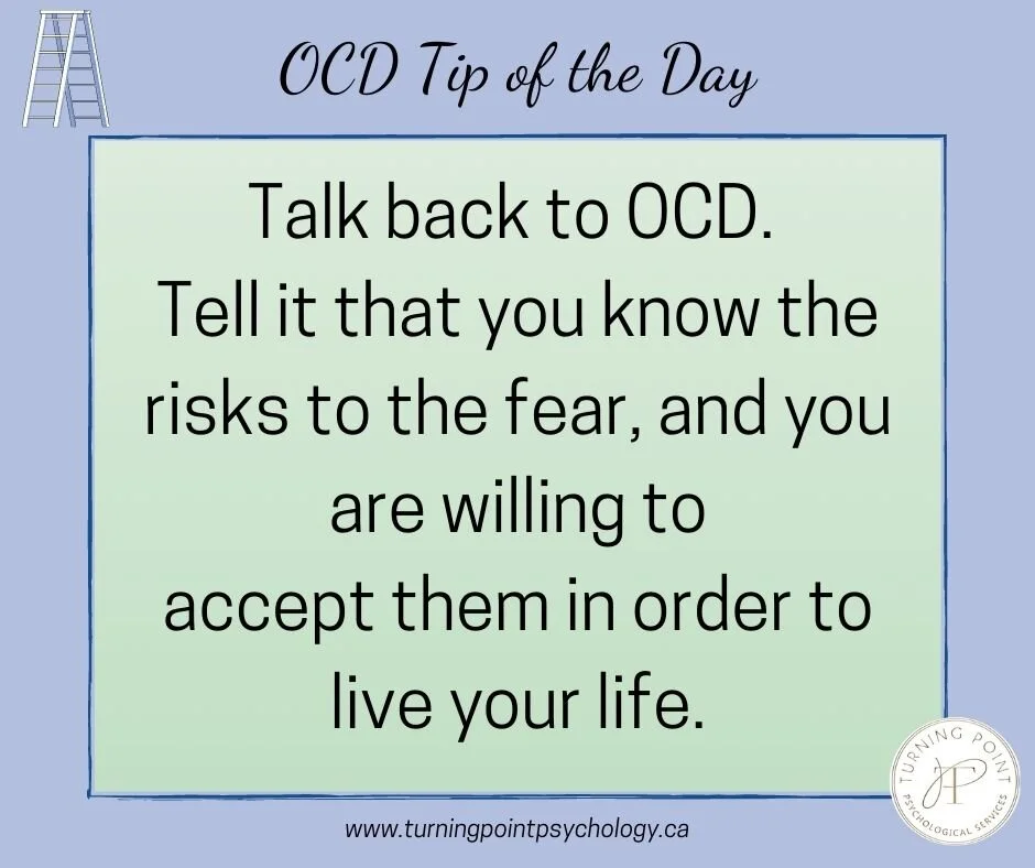 OCD Tip of the Day: Talk Back