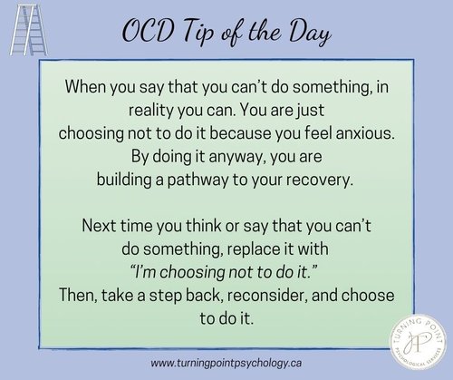 OCD Tip of the Day: Choice