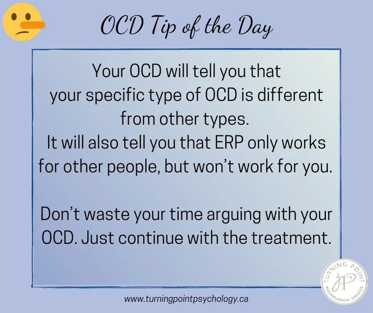 OCD Tip of the Day: Different