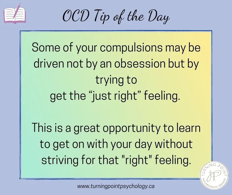 OCD Tip of the Day: Habits