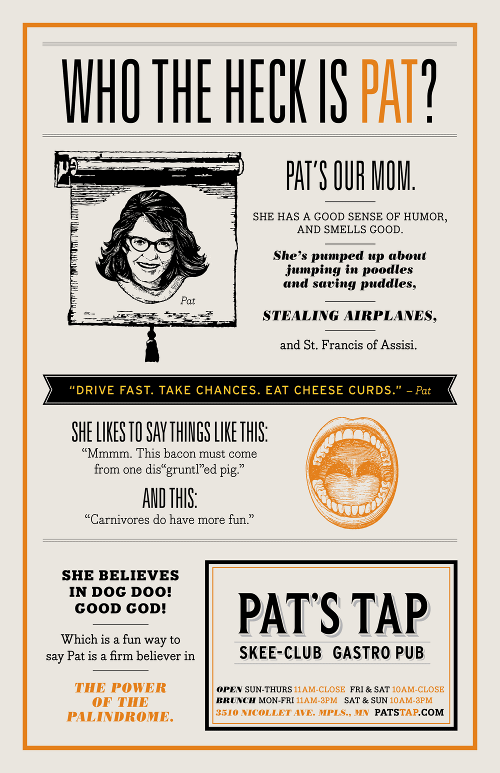 Who The Heck Is Pat — Pat's Tap
