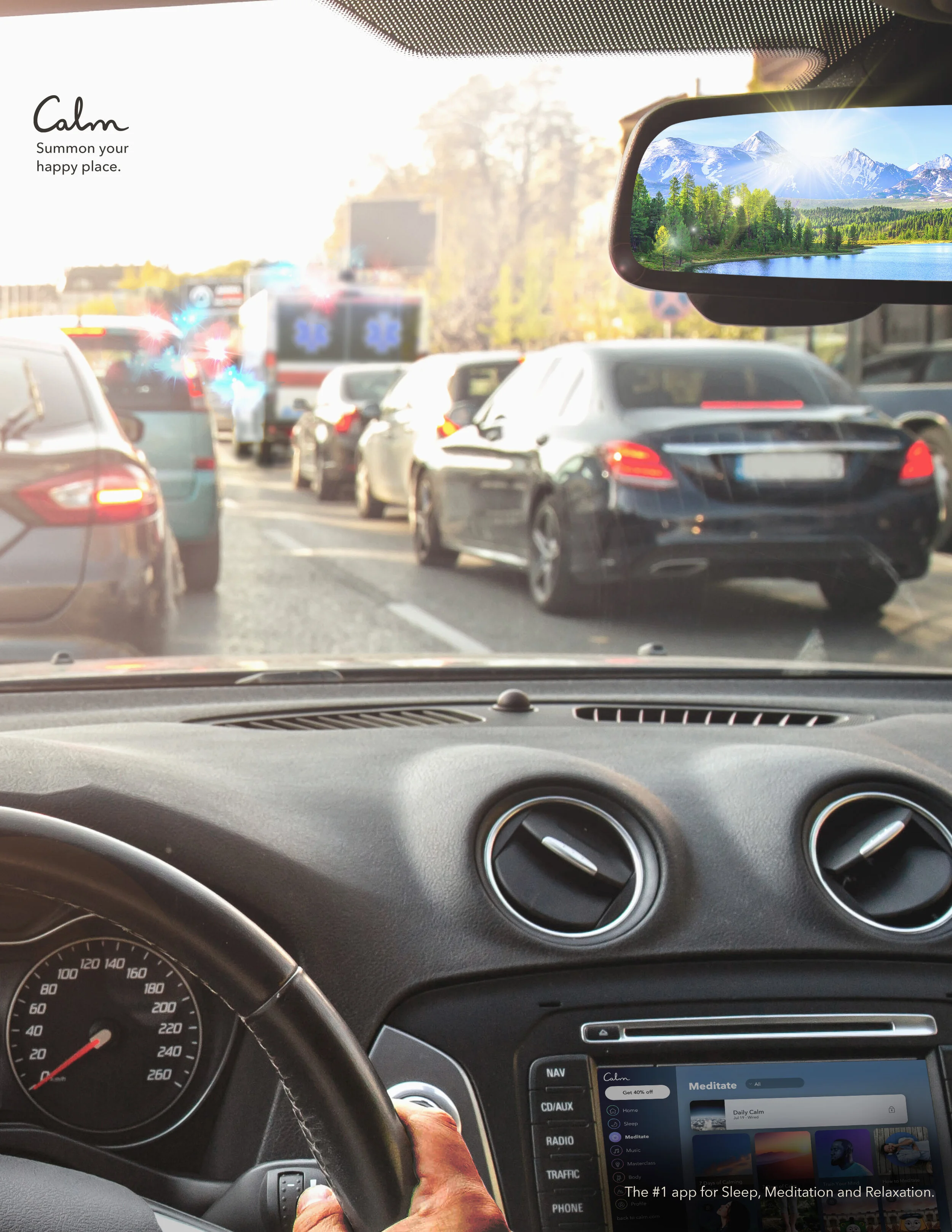 Calm Ad Campaign: Summon Your Happy Place. — 7 Summits Creative