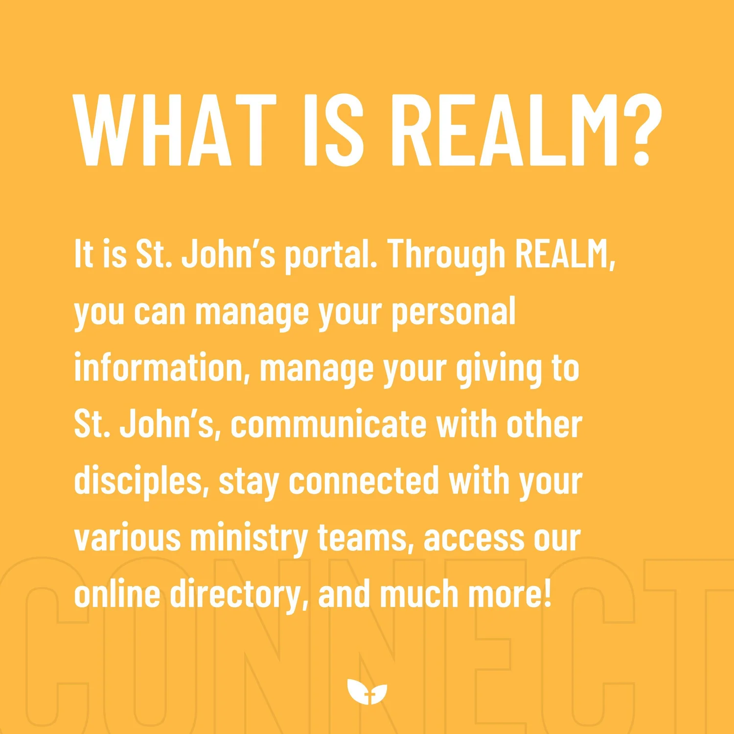 REALM RESOURCES — St. John's Lutheran Church