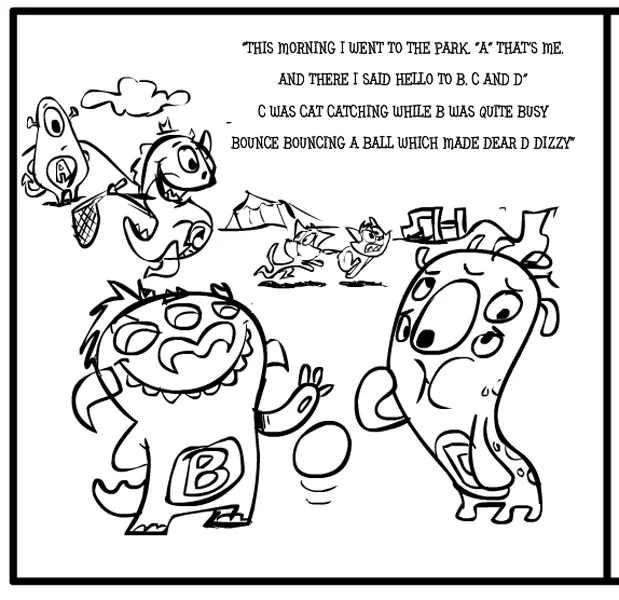 Alpha Monsters — Chris Kennett Illustration