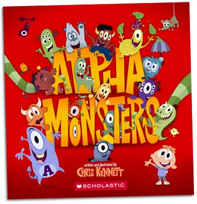Alpha Monsters — Chris Kennett Illustration