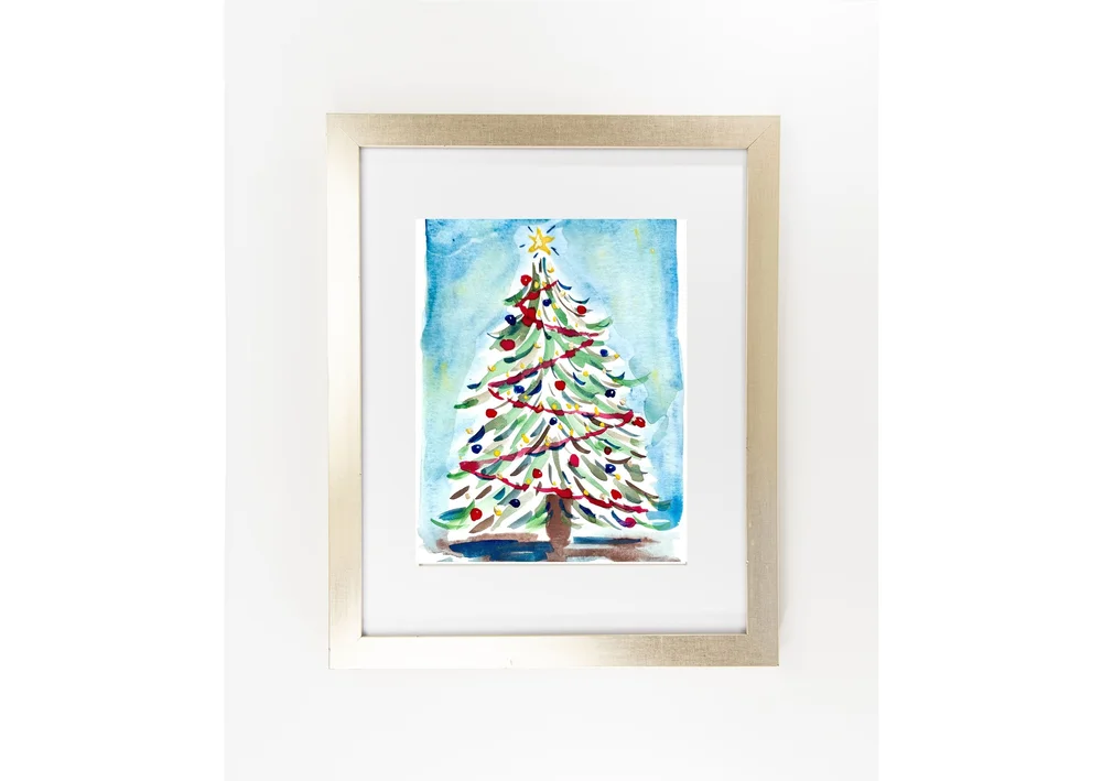 Christmas Tree Abstract Art