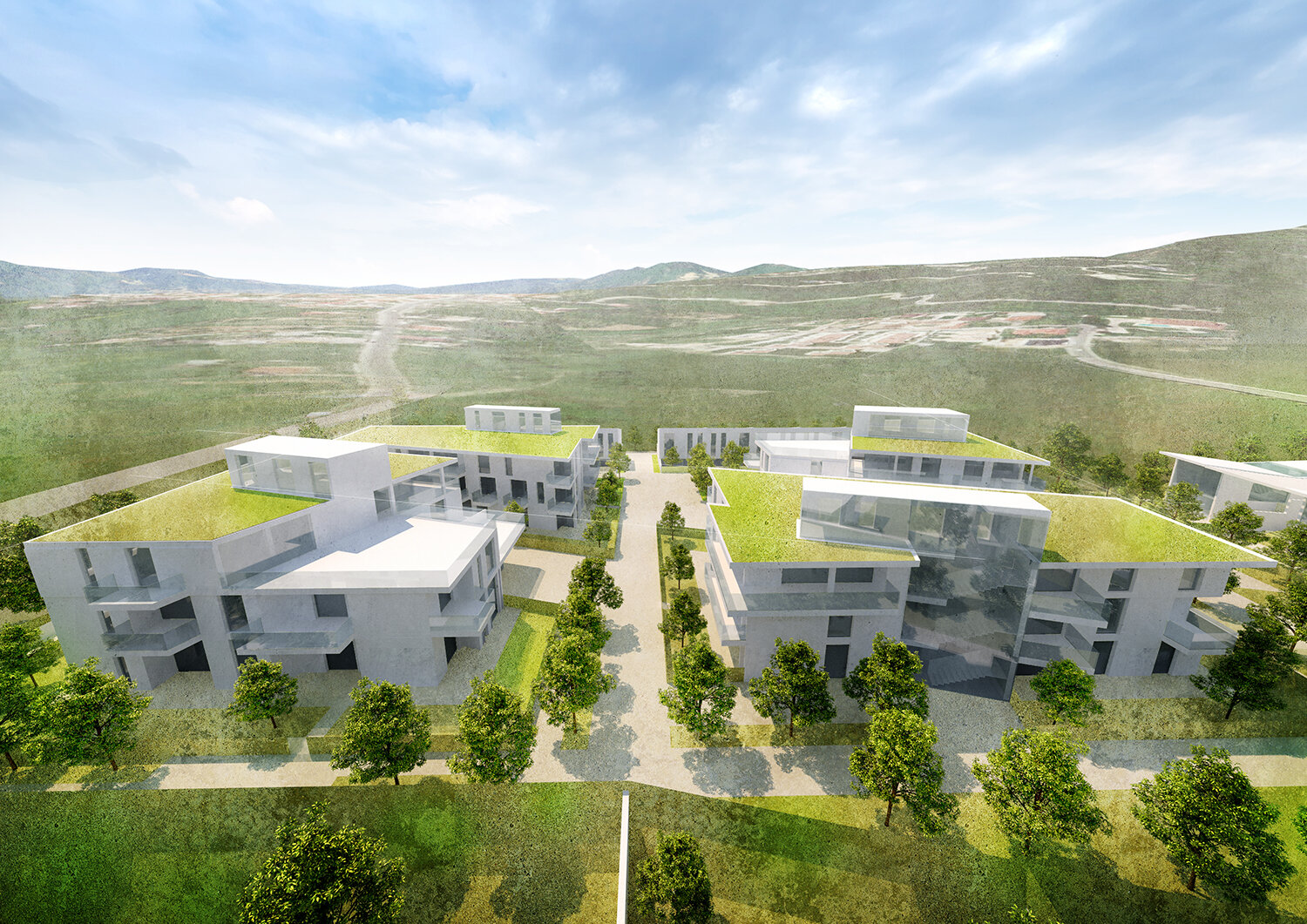 MAU Architecture — GREEN HOUSING TIRANA