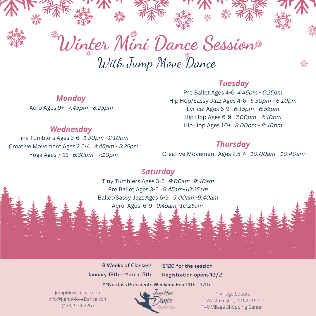 Jump, Move, Dance — Mini Sessions