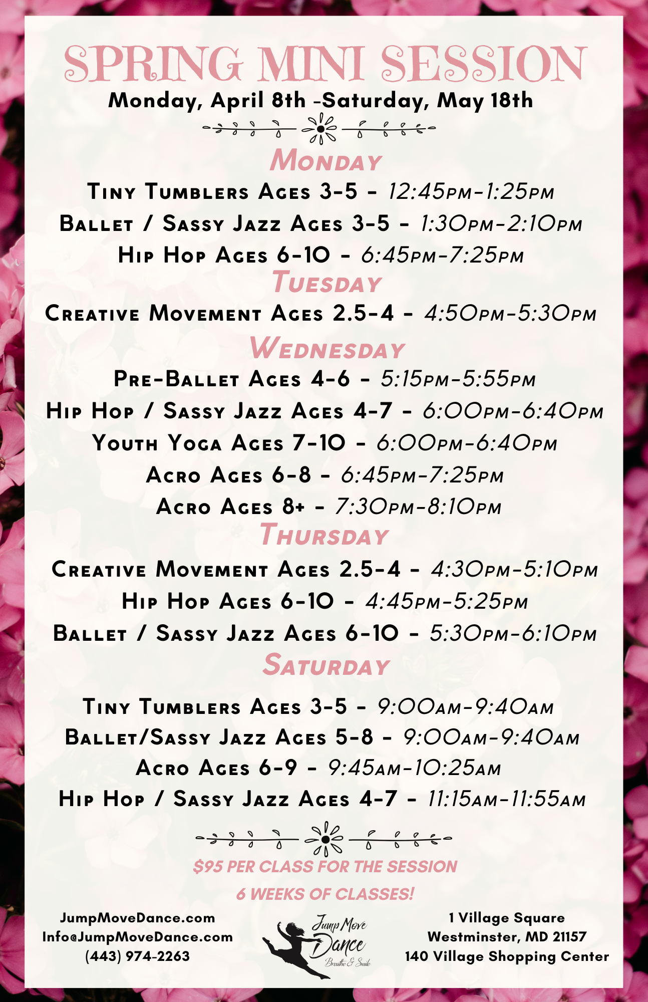 Jump, Move, Dance — Mini Sessions