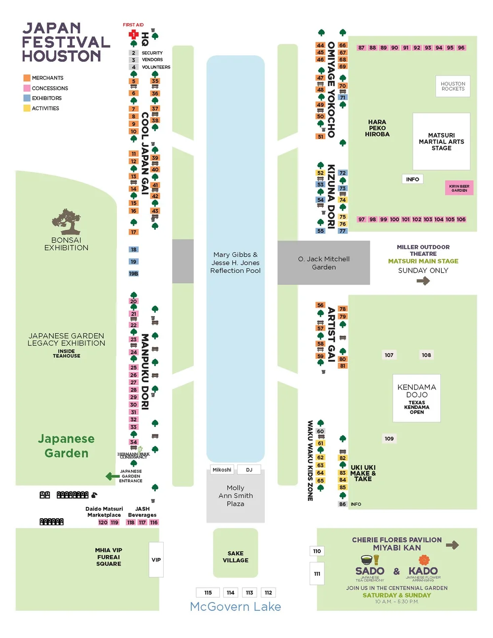 Map — Japan Festival Houston