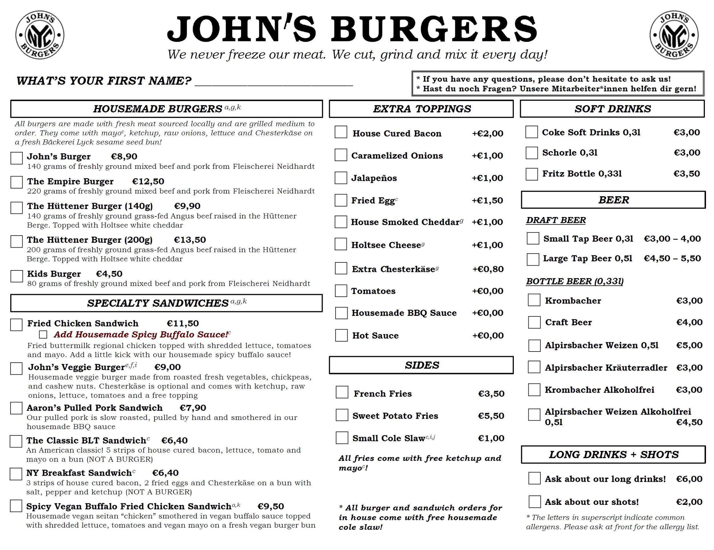 John's Burgers