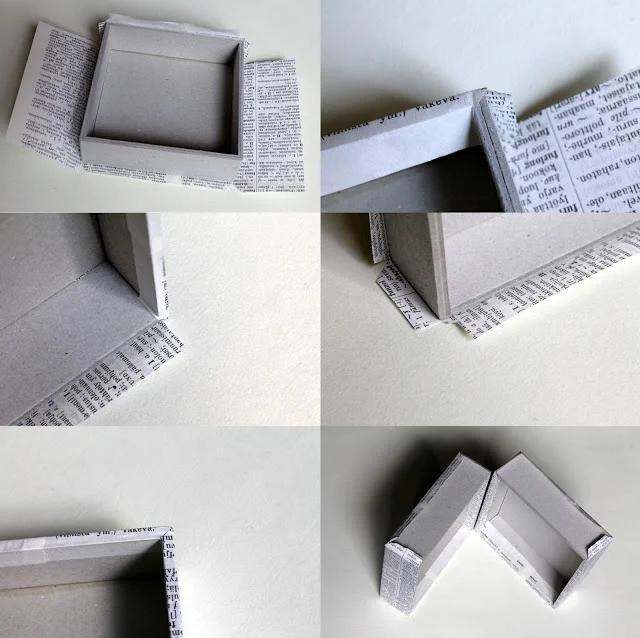 Non-linear notebook box tutorial — paperiaarre