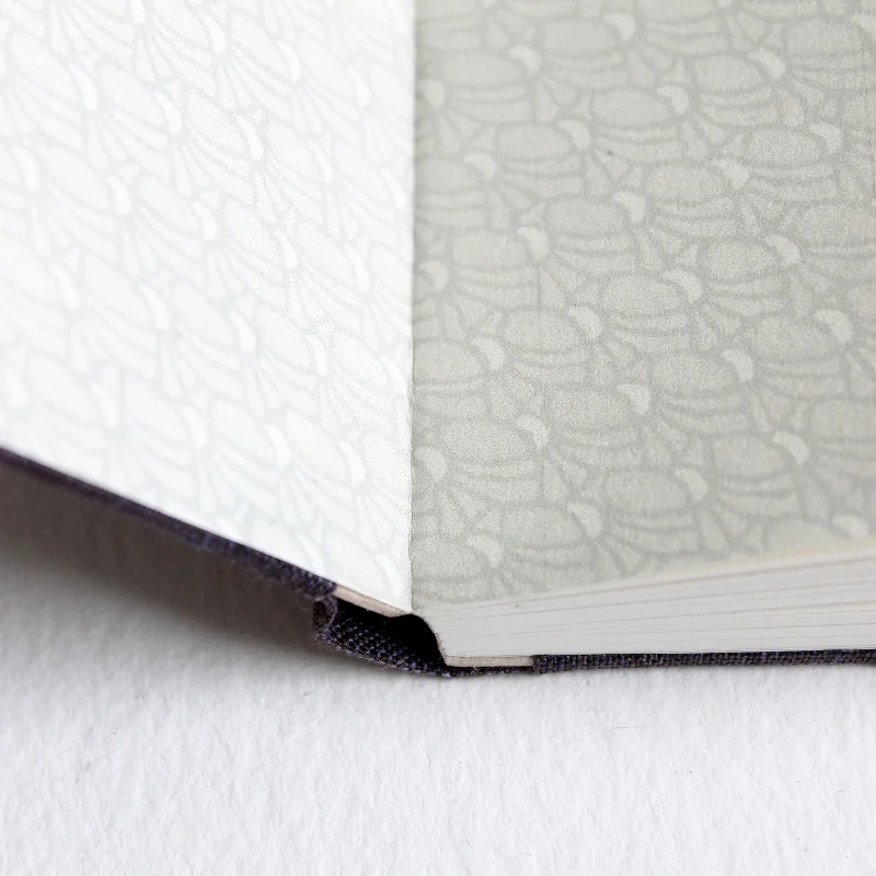 vintage endpapers on mini notebooks — paperiaarre