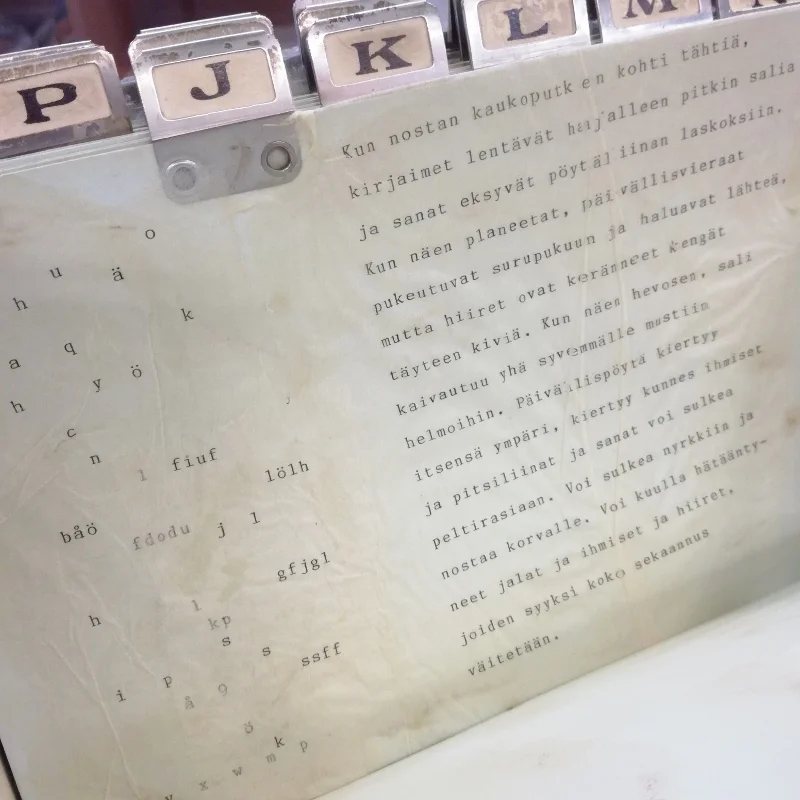 RikArt artists' book collection — paperiaarre