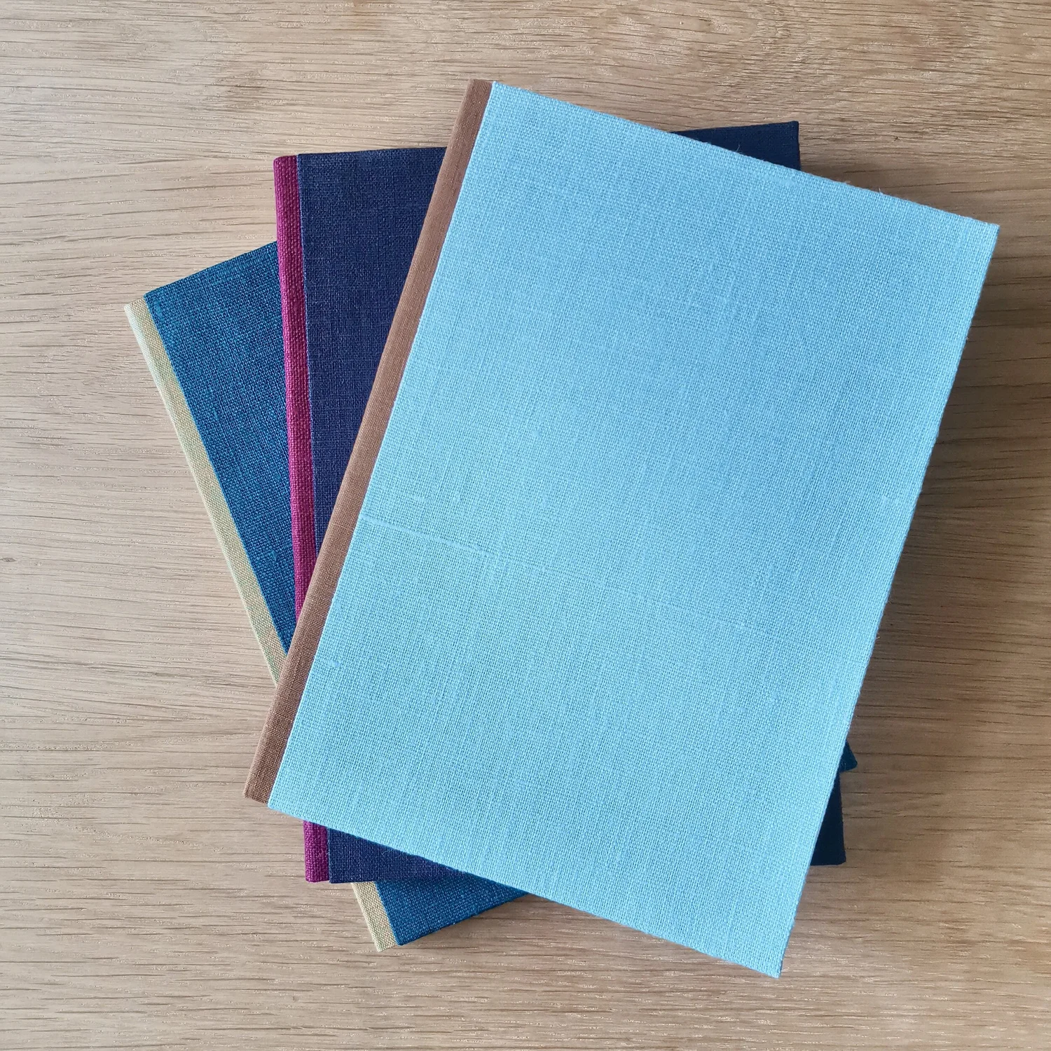 delicious colors + large softcover journals + overall weirdness ...