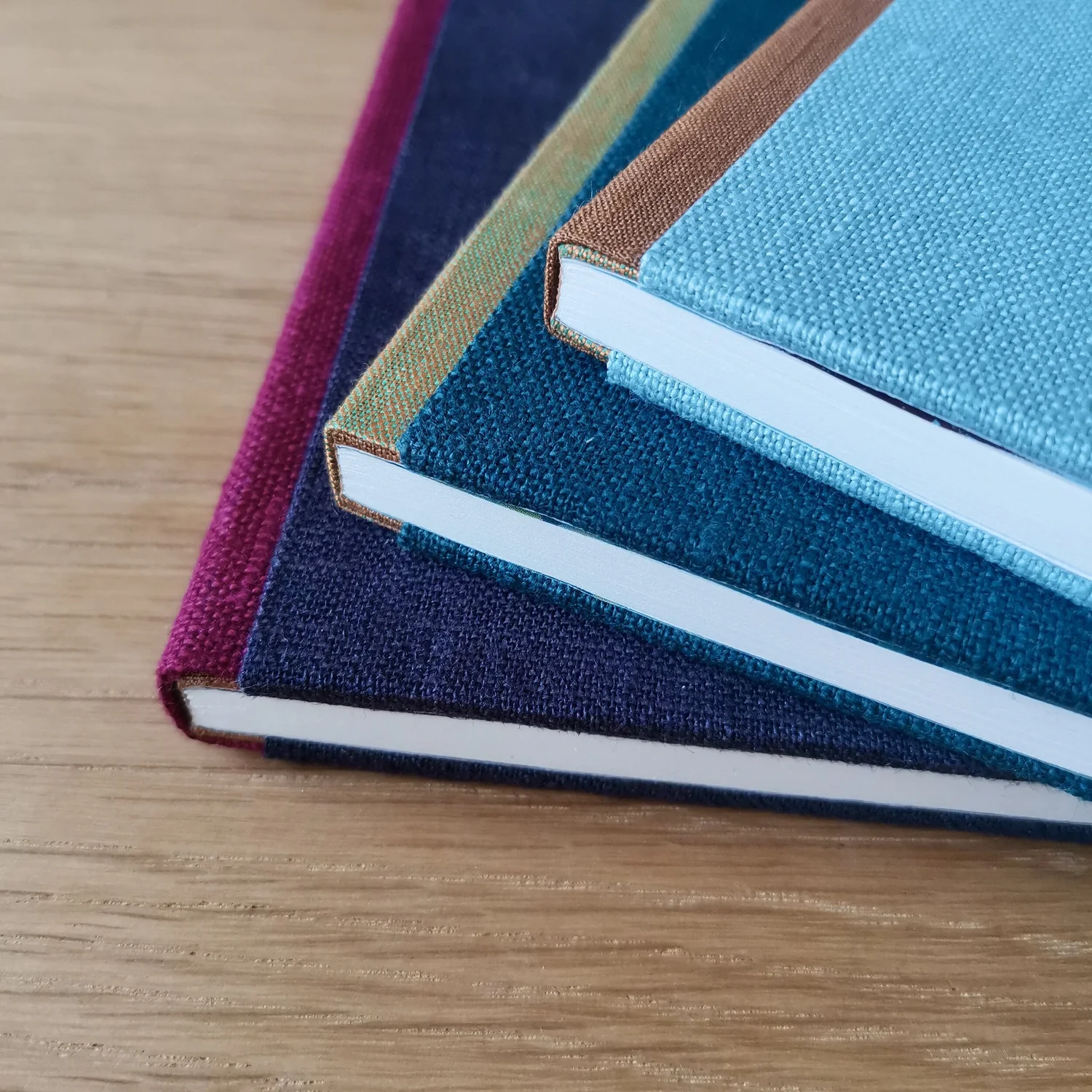 delicious colors + large softcover journals + overall weirdness ...