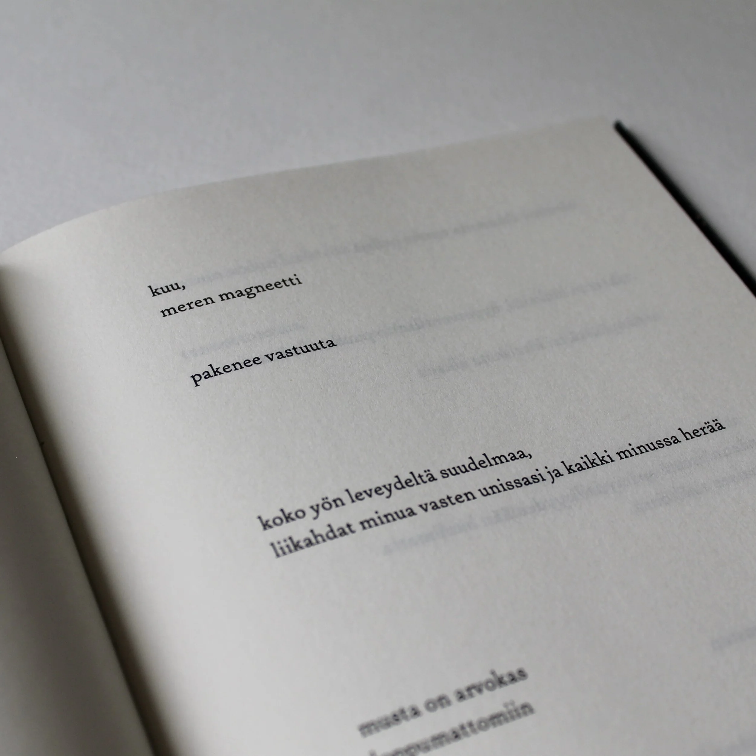 koko meren laajuus - my words, my binding — paperiaarre