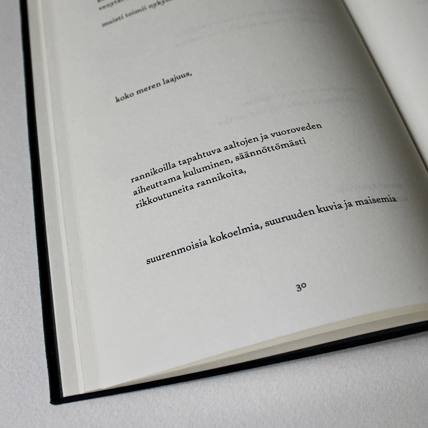 koko meren laajuus - my words, my binding — paperiaarre