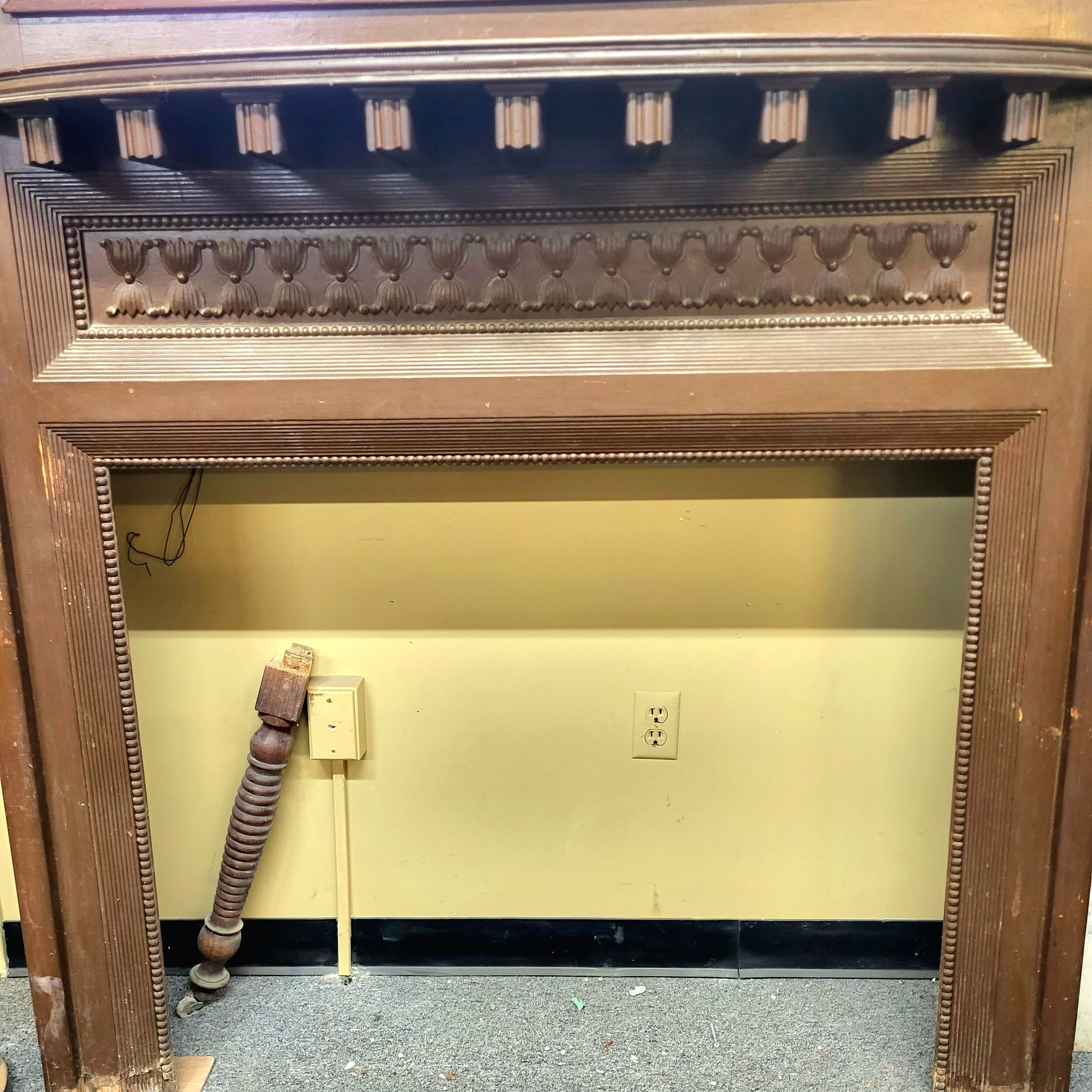 Antique 2 Piece Mantel Set — Architectural Salvage