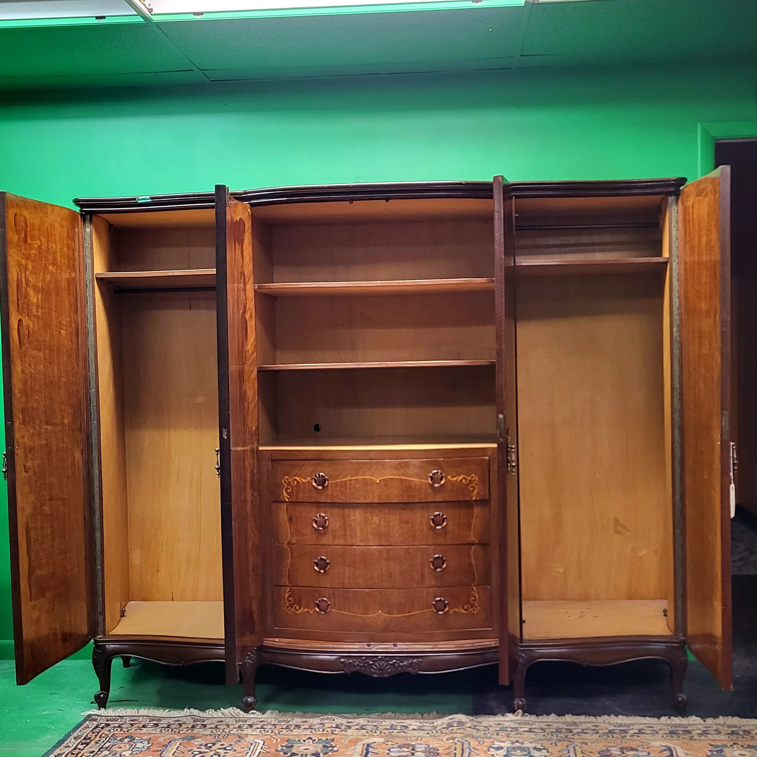 French Armoire' w/ Arched Top — Architectural Salvage