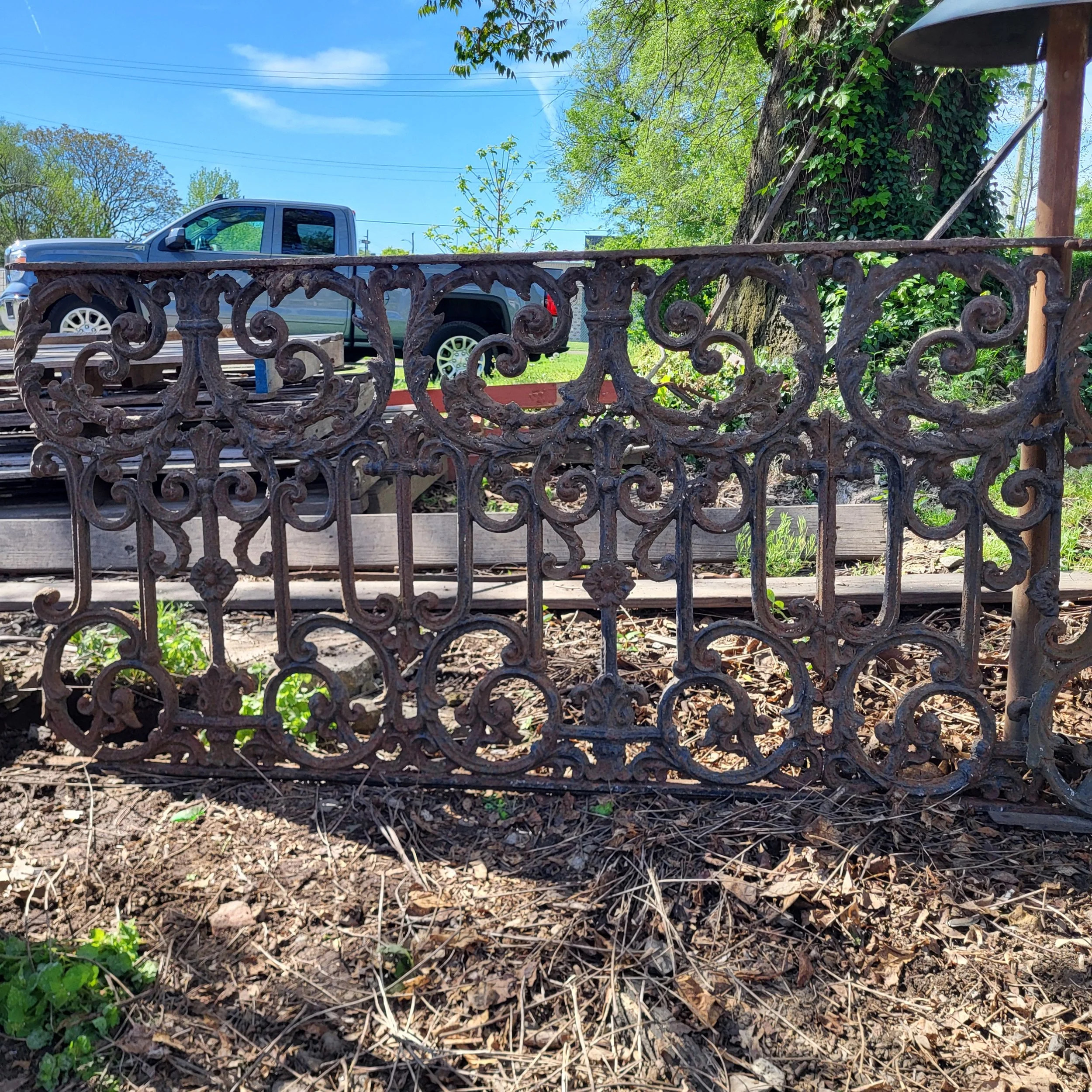 Antique Cast Iron Panel — Architectural Salvage