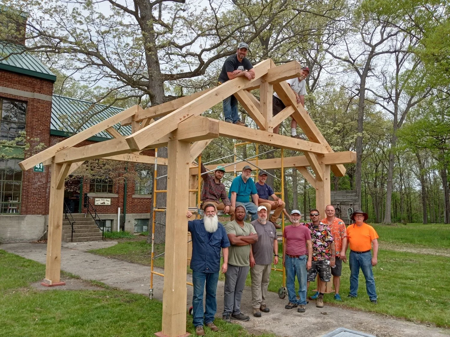 Timber Framing Classes - What to Expect — Sam Beauford Woodworking ...