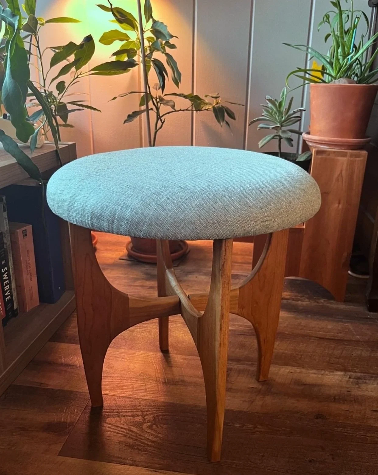 MCM Funky Footstool Workshop — Sam Beauford Woodworking Institute