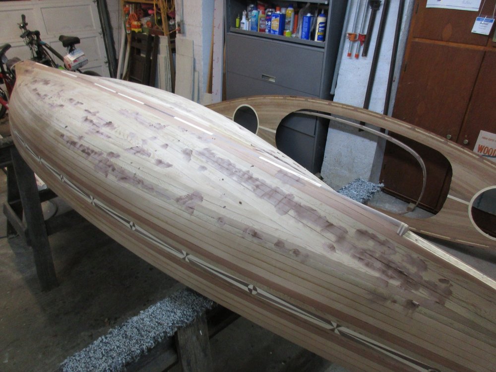 Smoothing the Hull, Adding Outer Stems (A Boat Builder's Story) — Sam ...