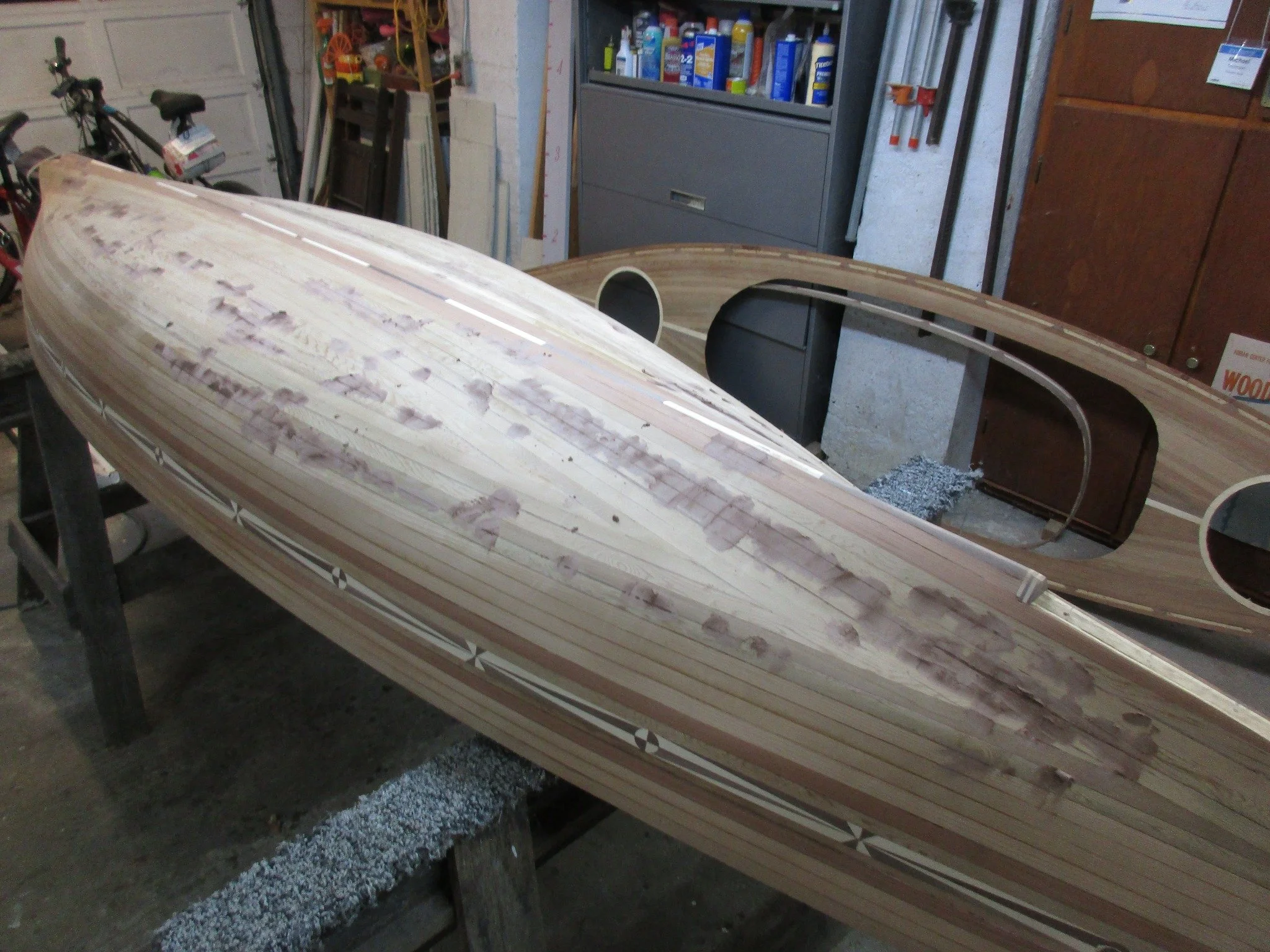 Smoothing the Hull, Adding Outer Stems (A Boat Builder's Story) — Sam ...