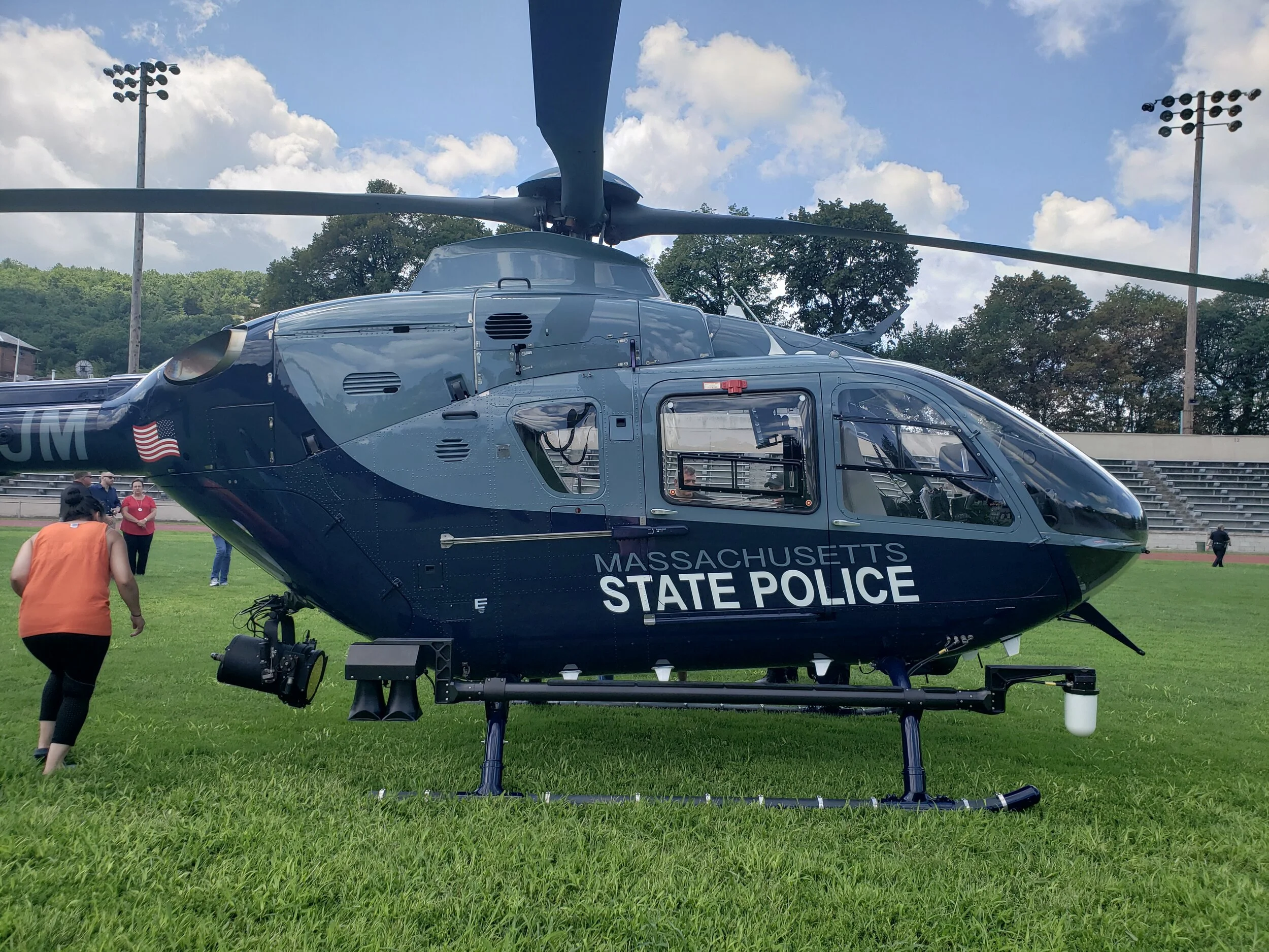FPD Junior Police Academy with MA State Police Helicopter! — Elect SAM