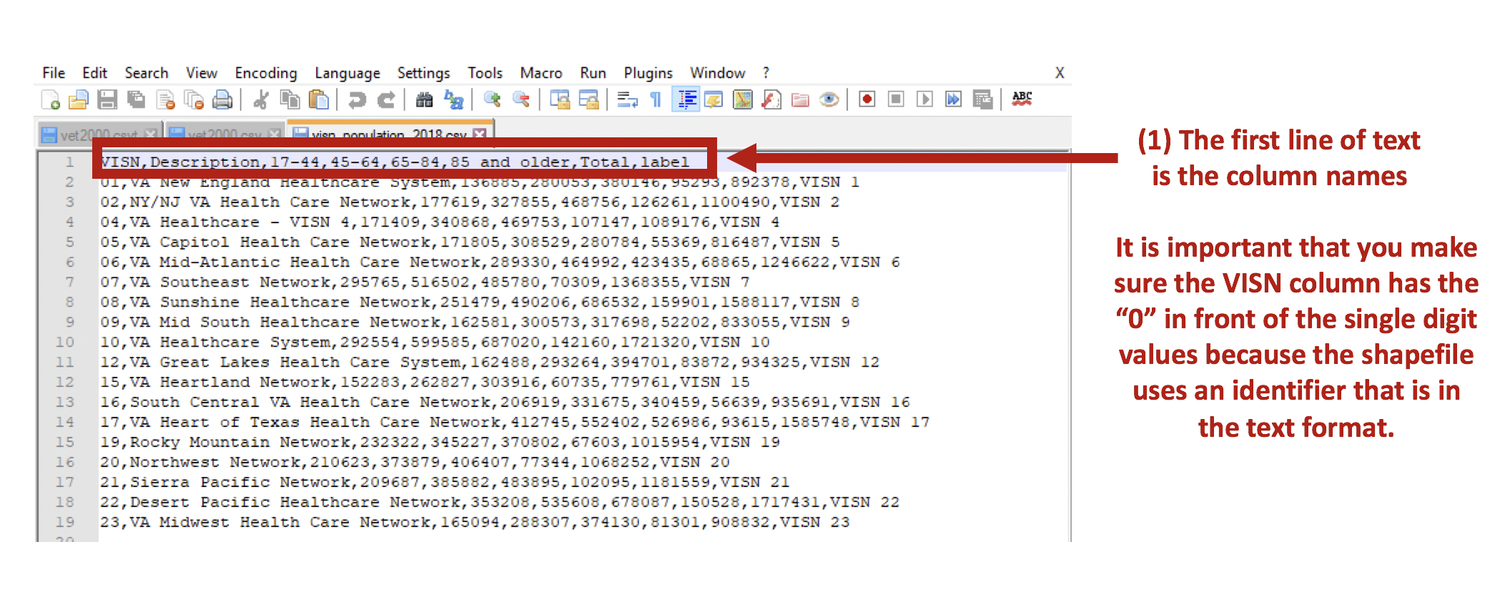 Developing choropleths using the United States Veterans Integrated ...