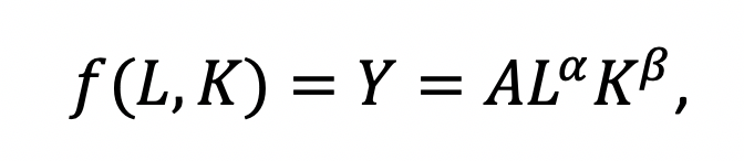 Cobb-Douglas production function and costs minimization problem — Mark ...