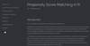 Propensity score matching in R — Mark Bounthavong