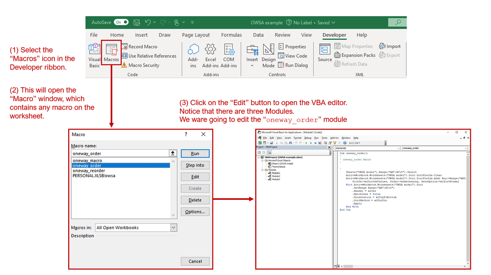 Using Excel VBA macros to conduct one-way sensitivity analyses and ...