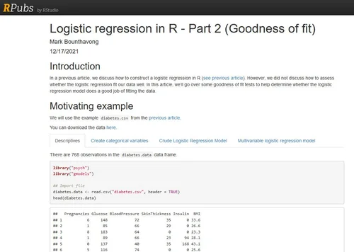 Hosting an R Markdown HTML file on a GitHub page — Mark Bounthavong