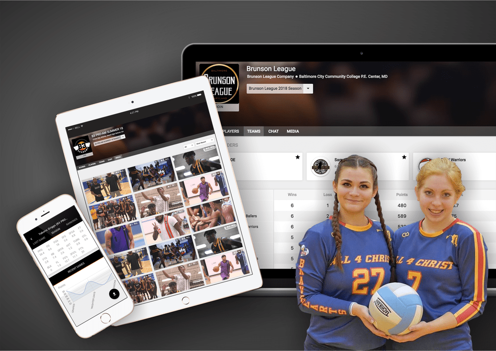 Volleyball App & Website for your League, Team, or Tournament with Easy ...