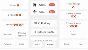 Stats Tracking App — Wooter | Free Sports Management Software