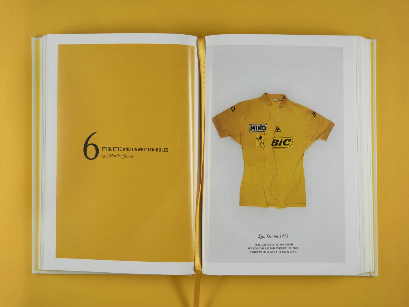 YELLOW JERSEY DETAILS — Matt Broughton Book Design