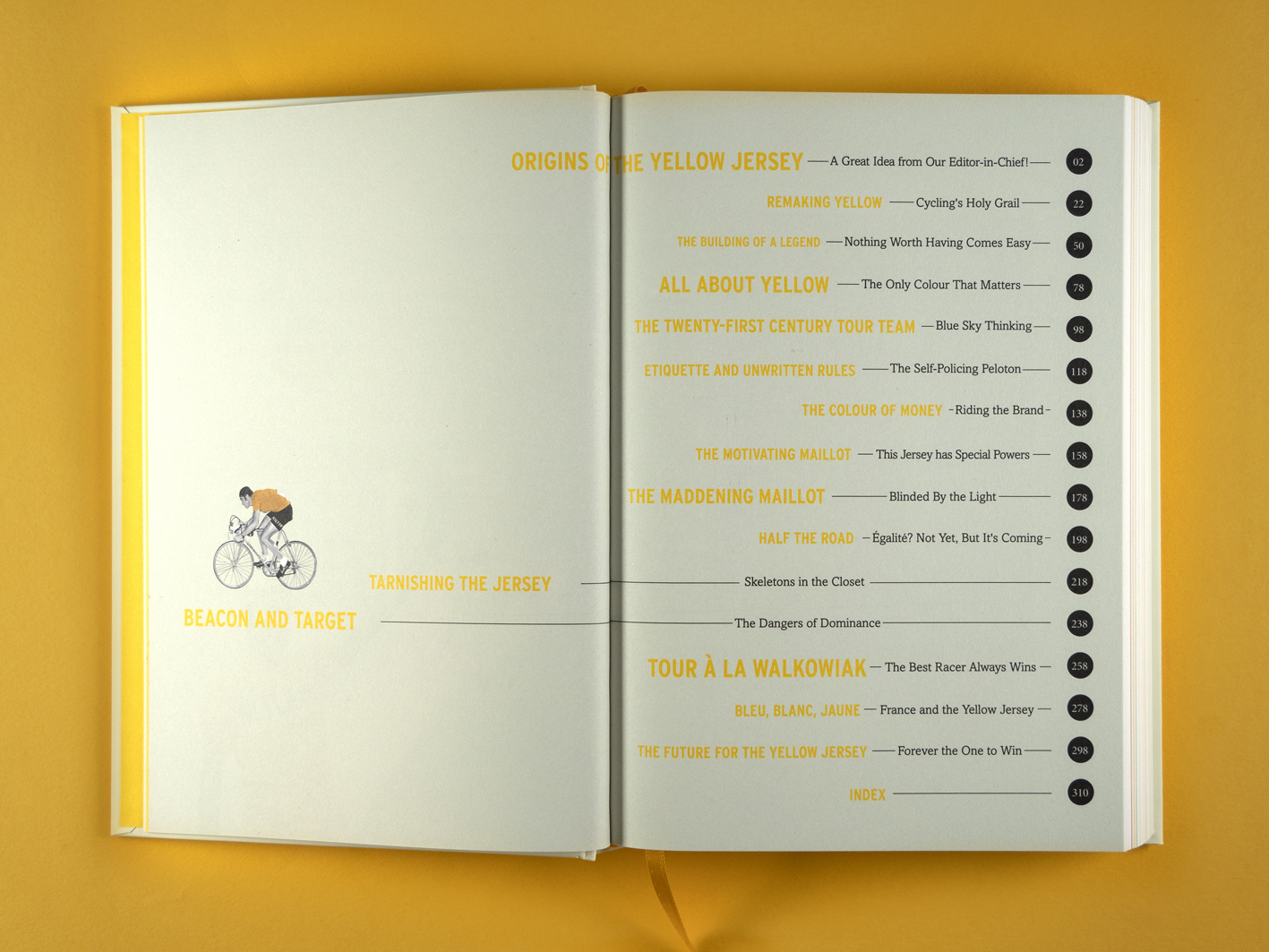 YELLOW JERSEY DETAILS — Matt Broughton Book Design