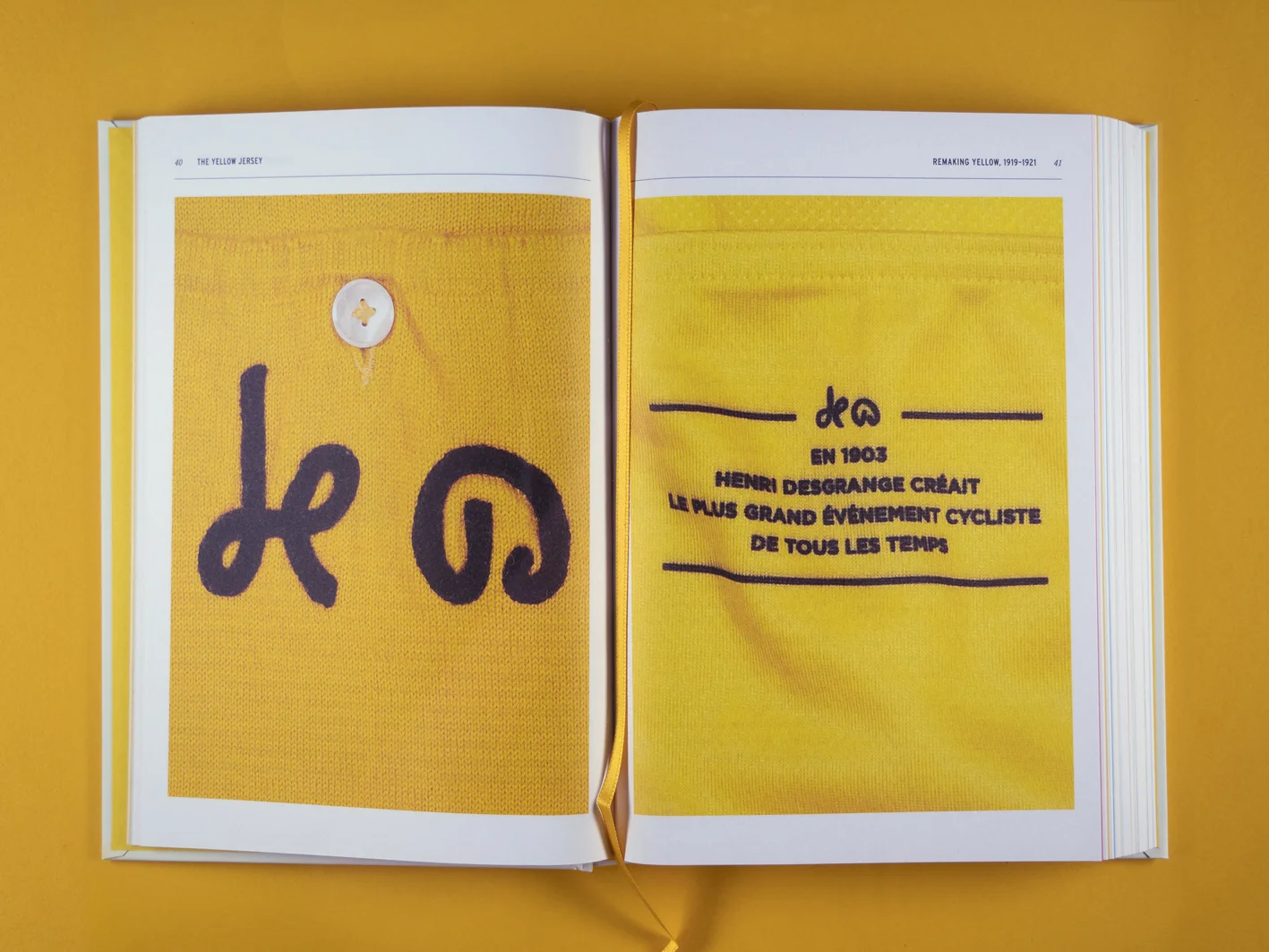 YELLOW JERSEY DETAILS — Matt Broughton Book Design