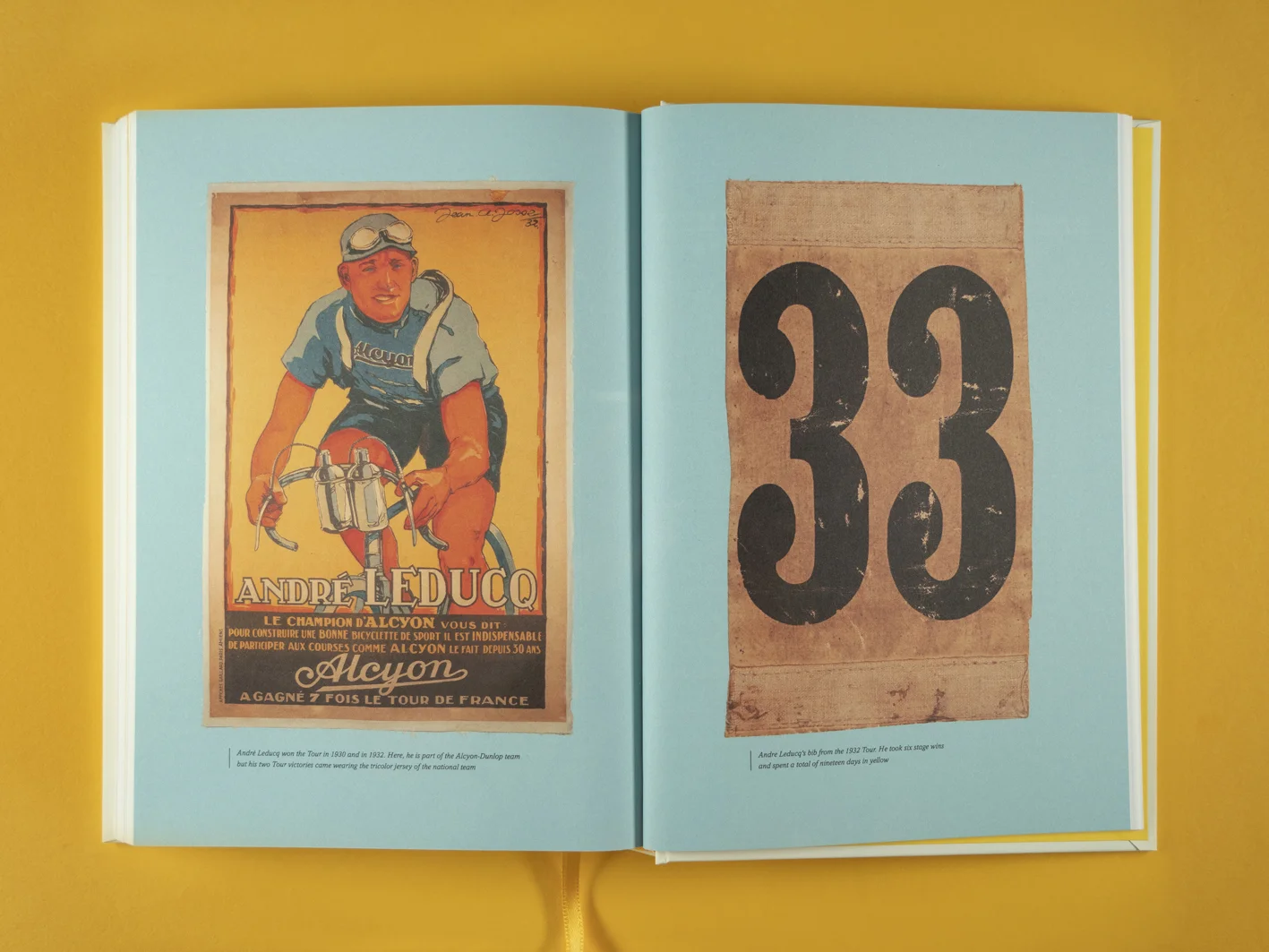 YELLOW JERSEY DETAILS — Matt Broughton Book Design