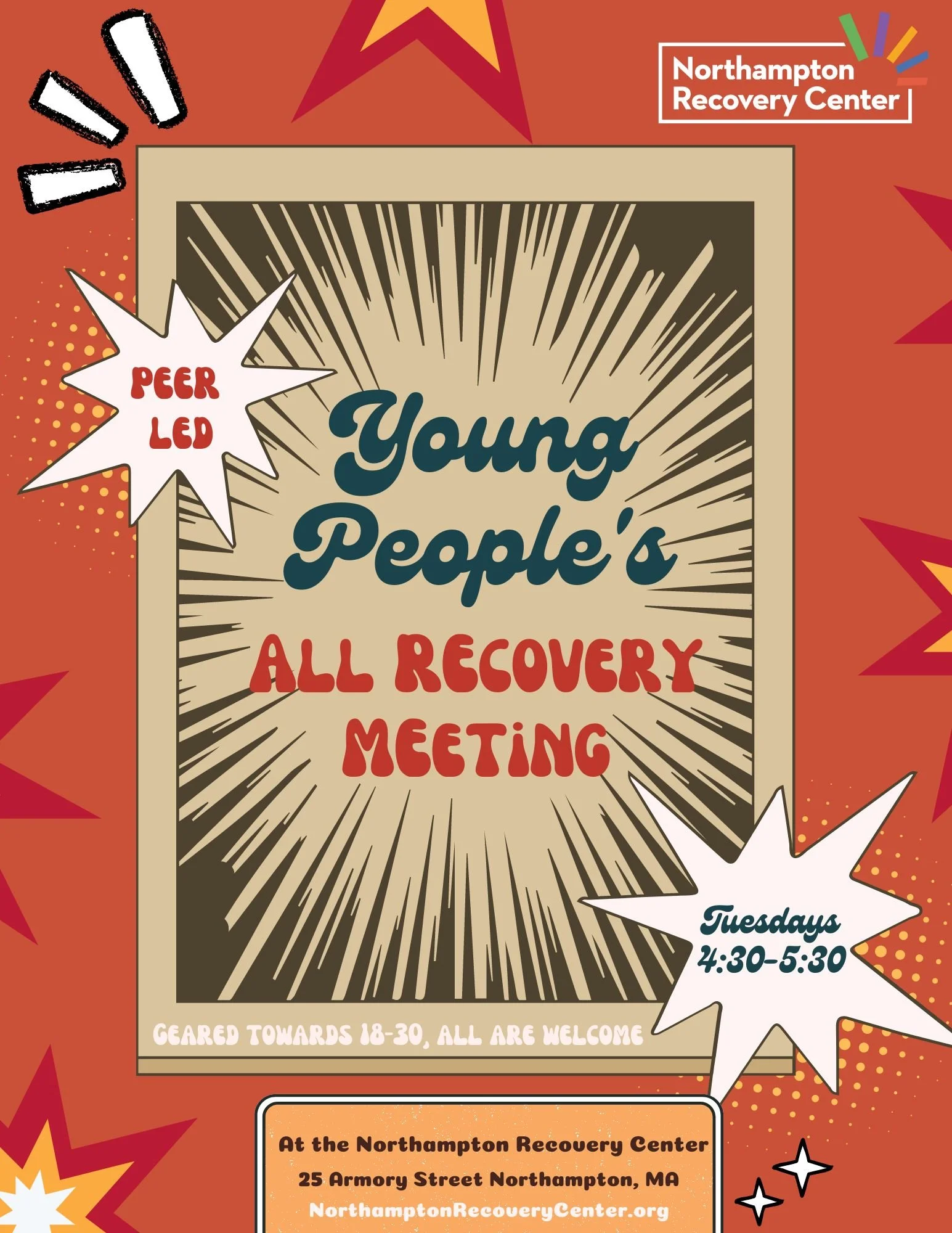 Schedule of Events — Northampton Recovery Center