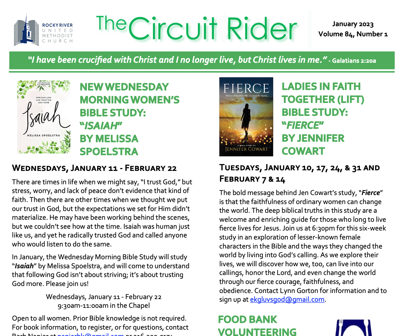 Circuit Rider – January 2023 — Rocky River United Methodist Church