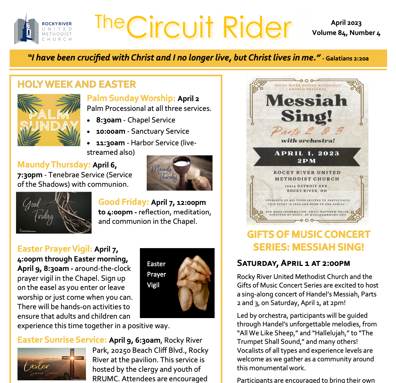 Circuit Rider – April 2023 — Rocky River United Methodist Church