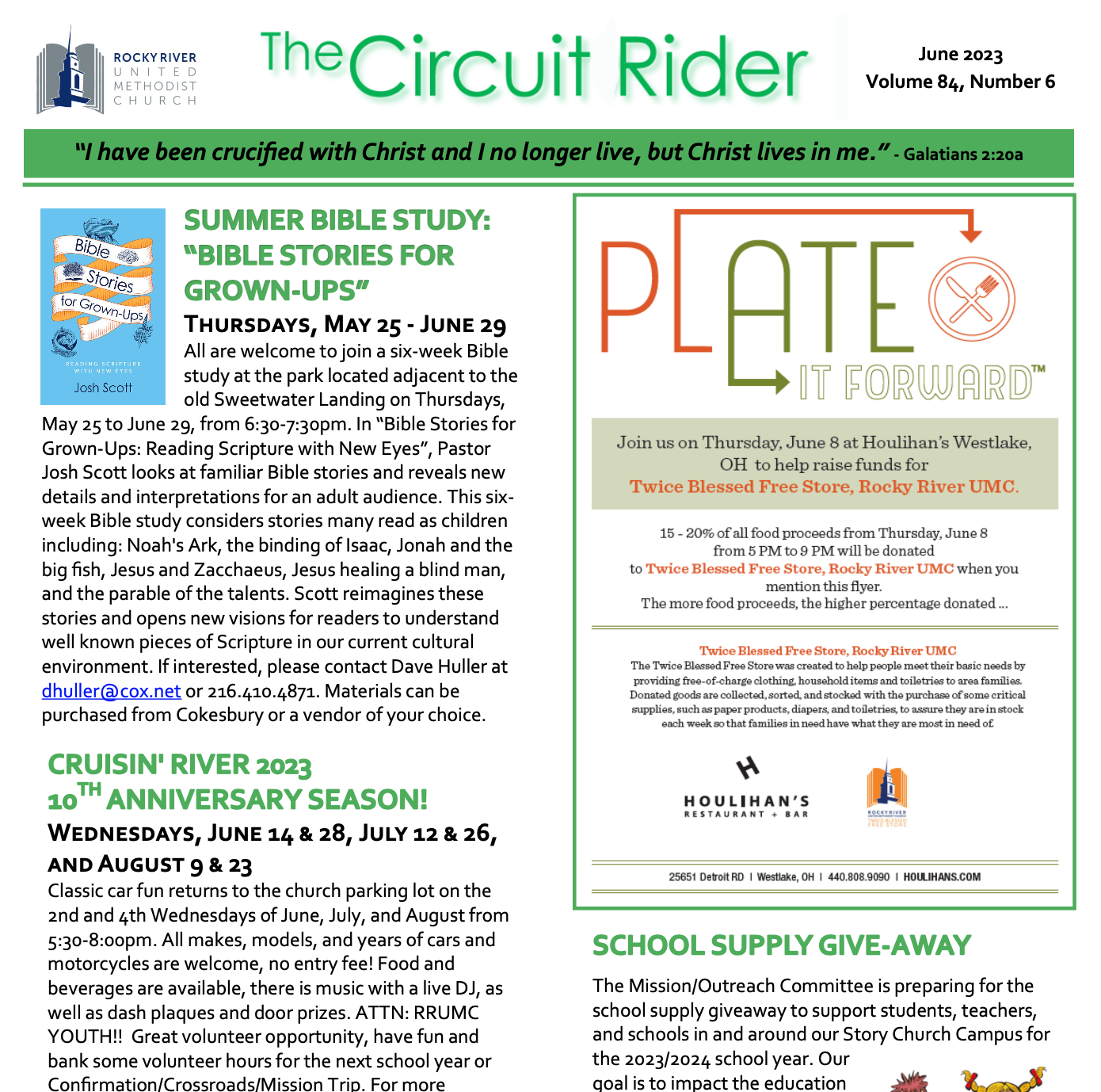 Circuit Rider – June 2023 — Rocky River United Methodist Church