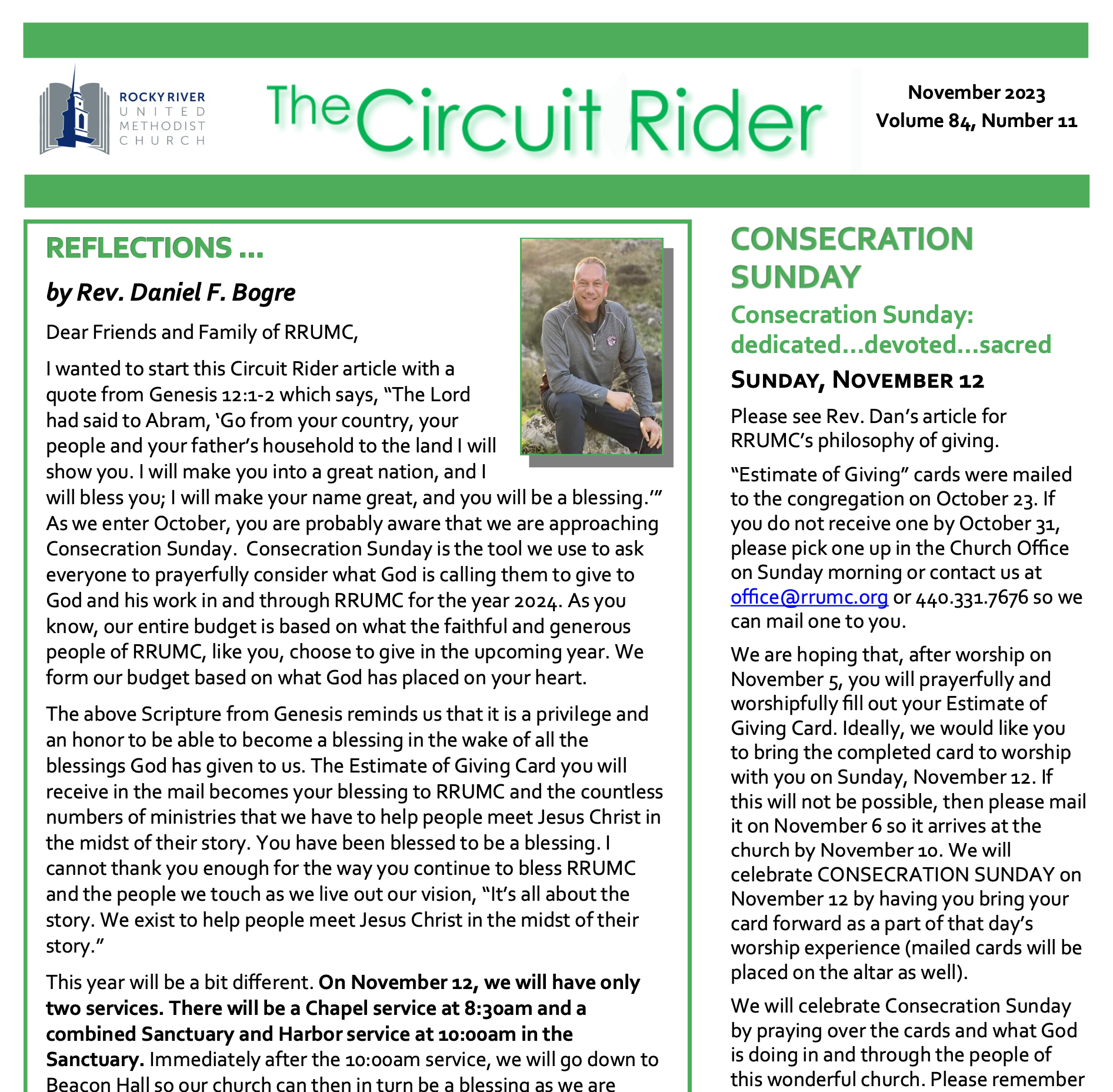 Circuit Rider – November 2023 — Rocky River United Methodist Church