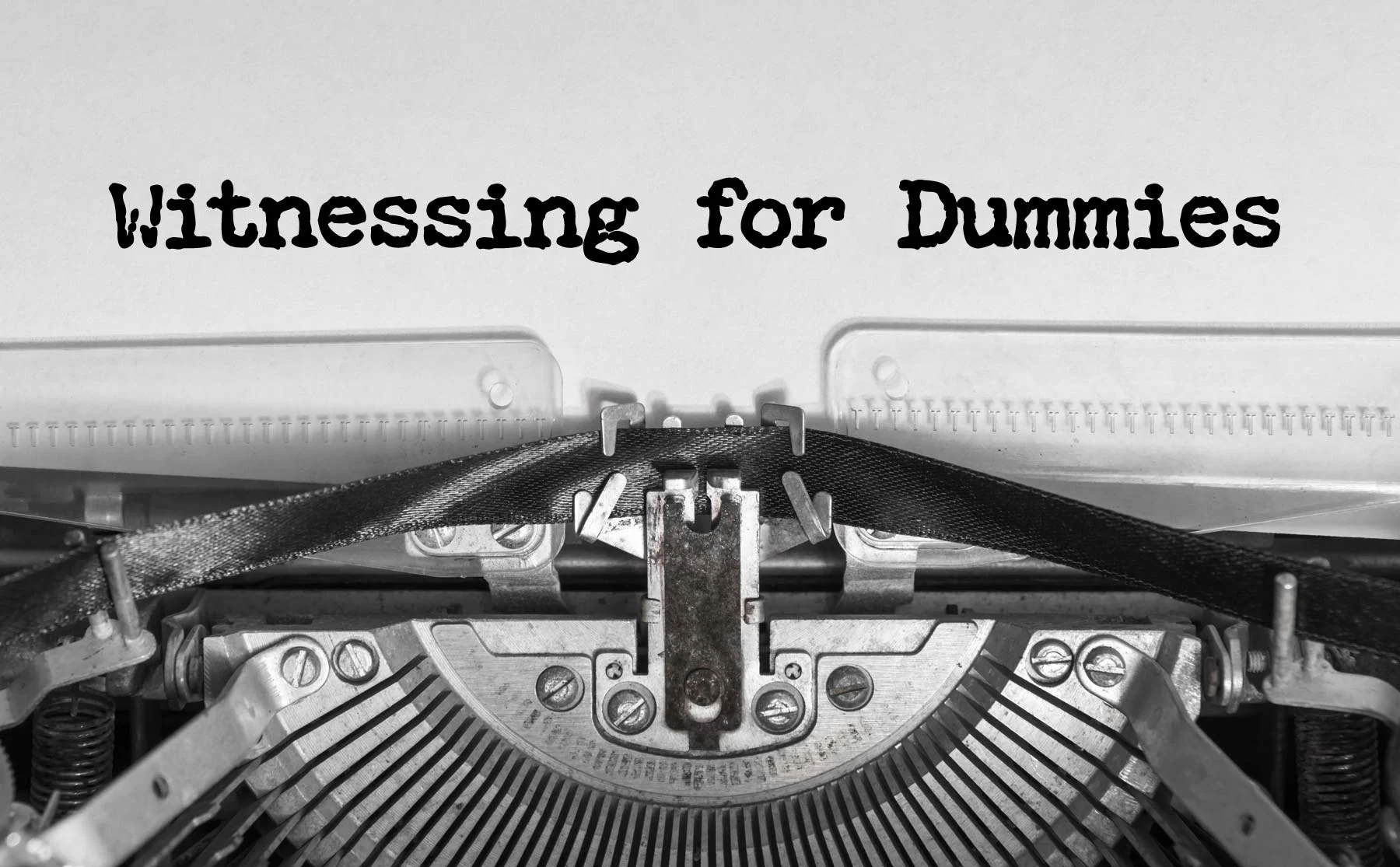 Witnessing for Dummies: “Busting Through Barriers” — Rocky River United ...