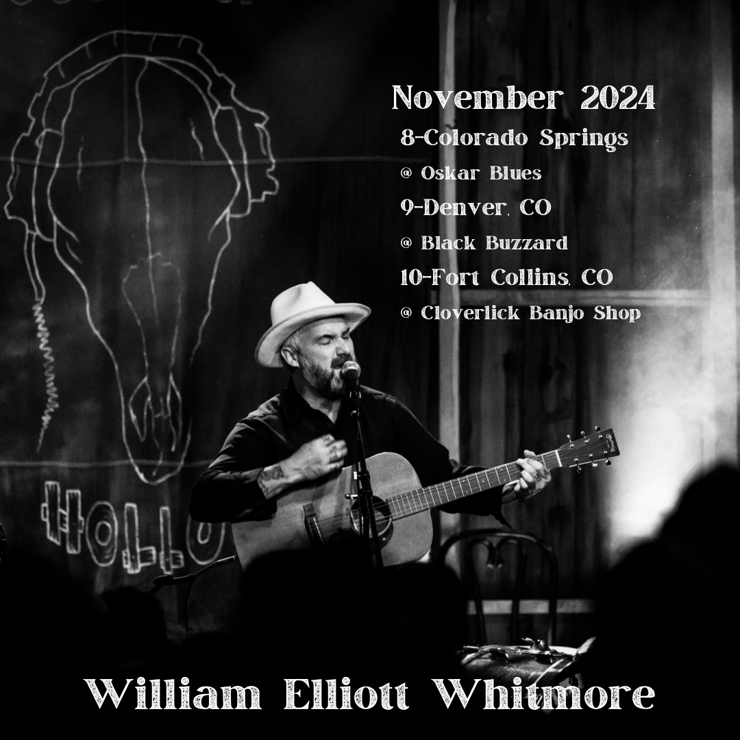 Upcoming Tour Dates — William Elliott Whitmore