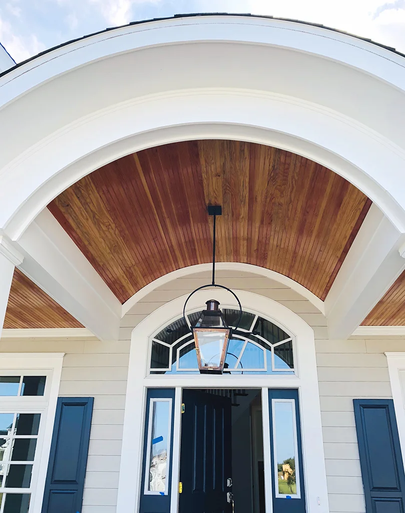 Barrel Vaulted Porch Ceiling | Shelly Lighting