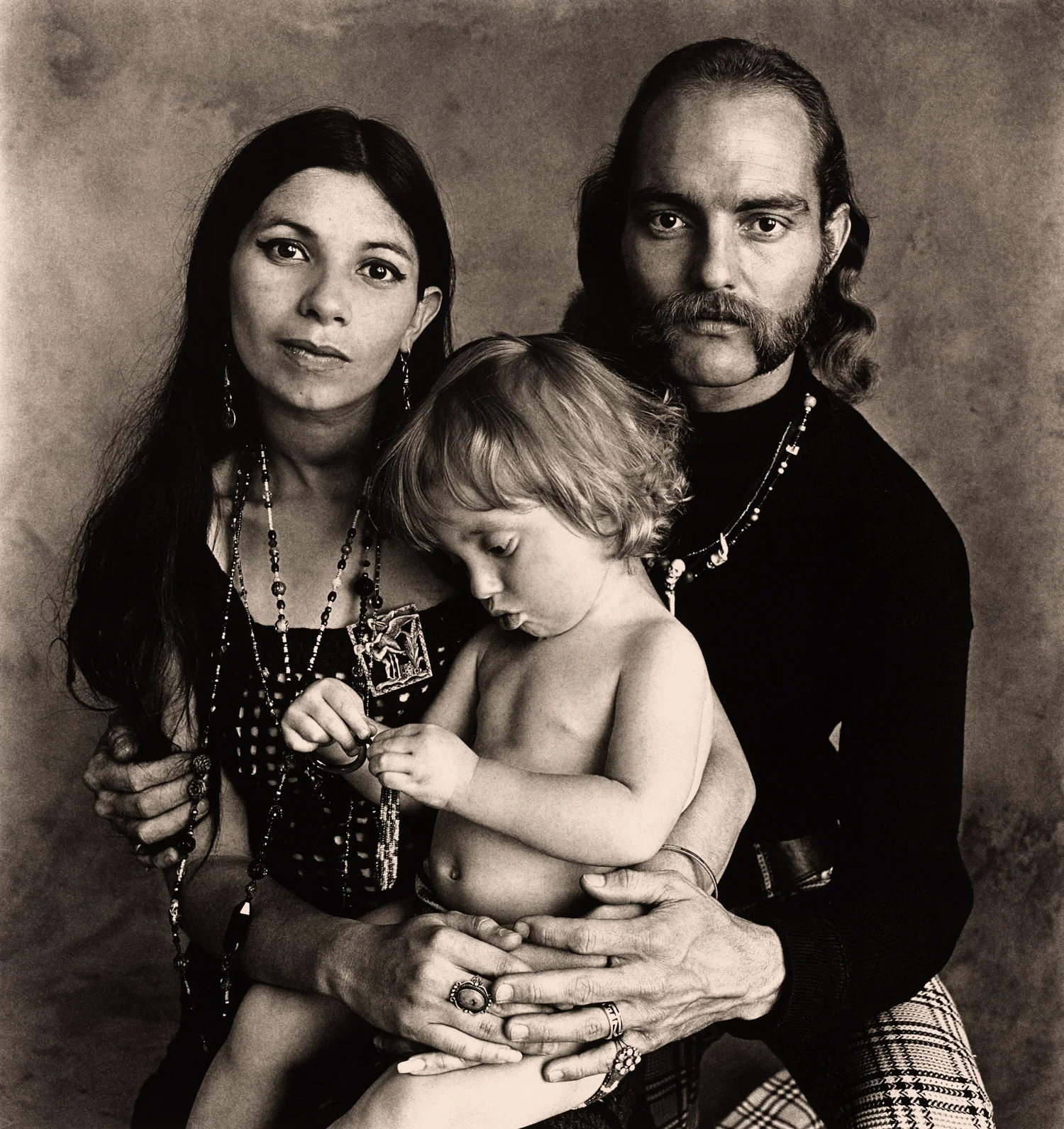 1960s Hippie Family